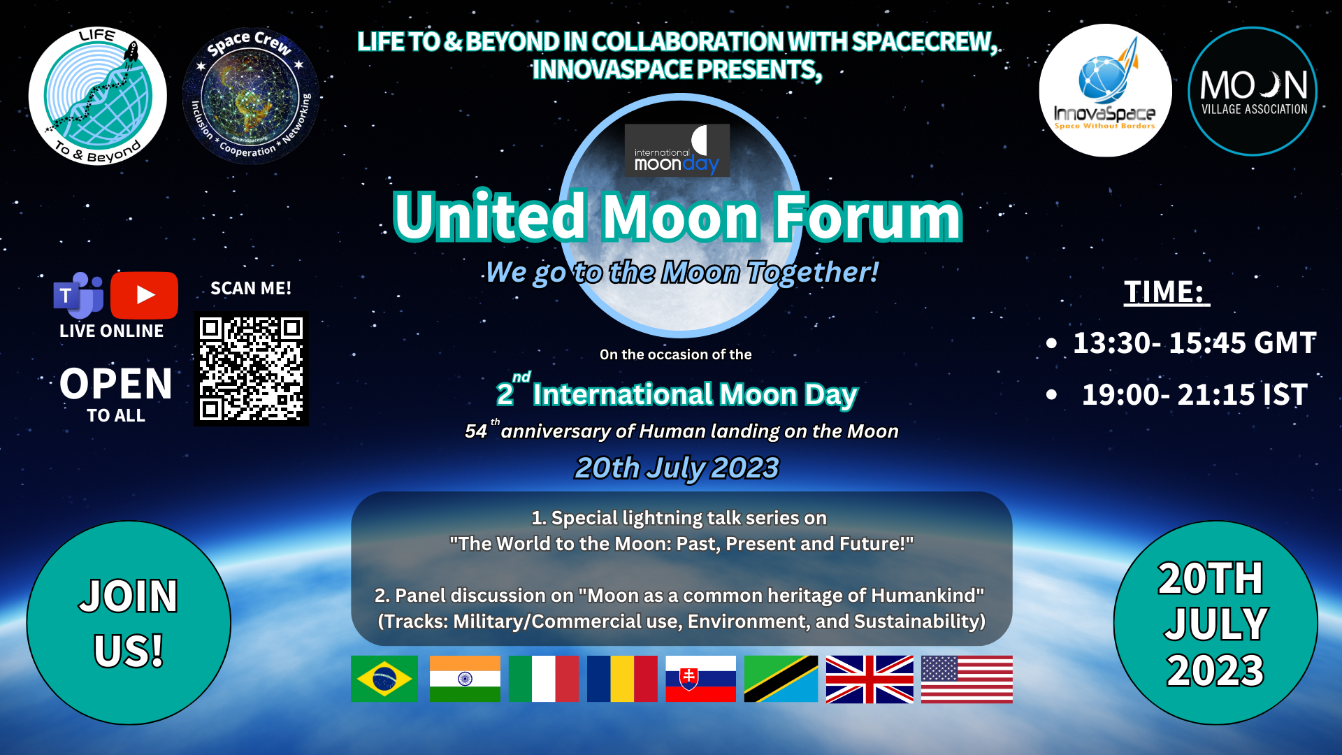 United Moon Forum – India – International Moon Day